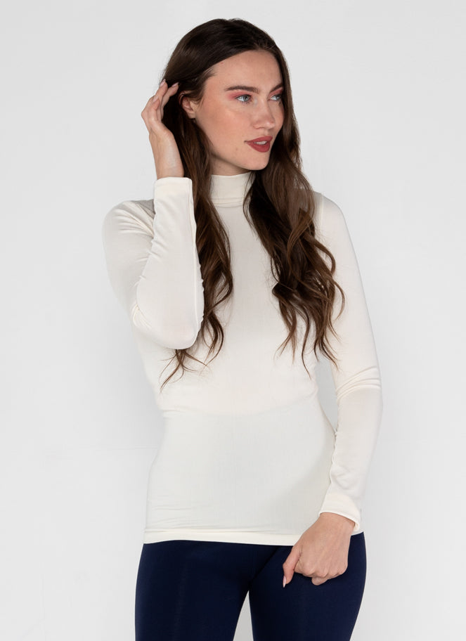 Bamboo Mock Neck Top Buy Cest Moi Usa
